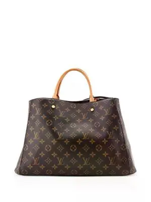 LOUIS VUITTON Montaigne Monogram Canvas Gm Tote Bag