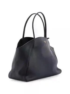 Prada Open Soft Grain Leather Large Tote Bag