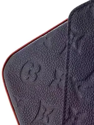 LOUIS VUITTON Felicie Pochette Monogram Empreinte Leather Crossbody Bag - Blue