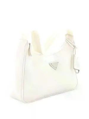 Prada Prada Re-Edition 2000 Tessuto Mini Hobo Bag White