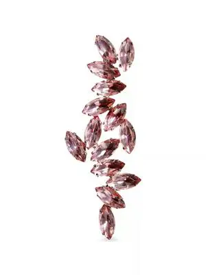 Erdem Crystal-embellished Brooch - Silver