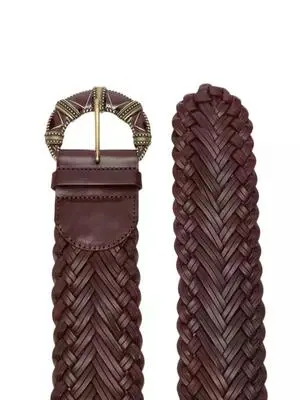 Ba&sh Braided Buckle Belt