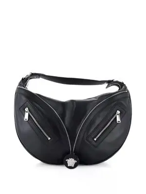 Versace Repeat Leather Large Hobo Bag
