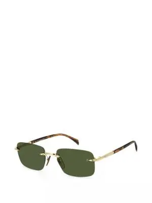 DB EYEWEAR BY DAVID BECKHAM Rimless Rectangle Sunglasses