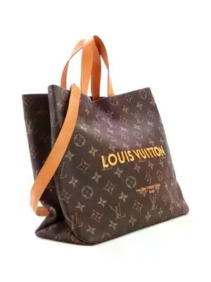 LOUIS VUITTON Shopper Monogram Leather Mm Tote Bag - Brown