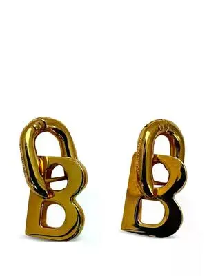 Balenciaga B Chain Xs Earrings - Gold