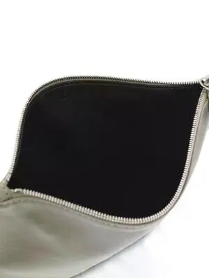 THE ROW Leather Envelope Bag Sage With Wrist Strap