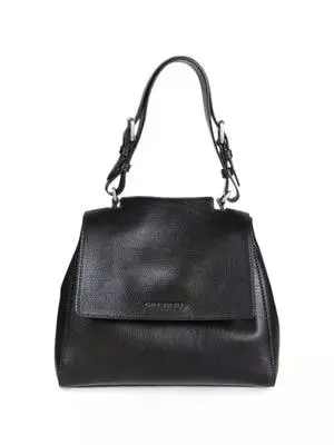 Orciani Sveva Grain-leather Tote Bag - Black