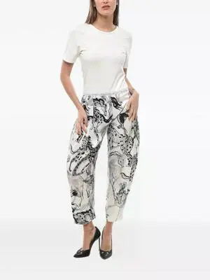 Stella McCartney Organic Cotton T-shirt With Branded Elastic