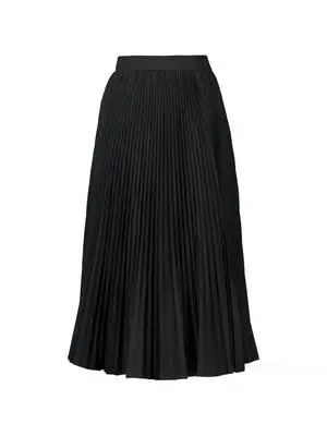 Michael Kors Pleated Midi Skirt With Slit