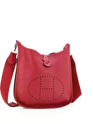 Hermès Evelyne Clemence Pm Bag - Red