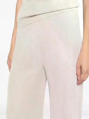 NENETTE Metallic-effect Palazzo Pants