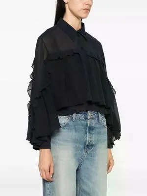 Dorothee Schumacher Ruffled Silk Blouse
