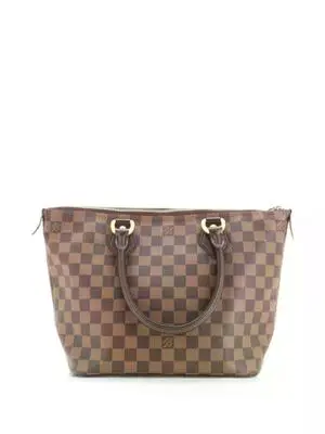 LOUIS VUITTON Saleya Handbag Damier Pm Tote Bag - Brown