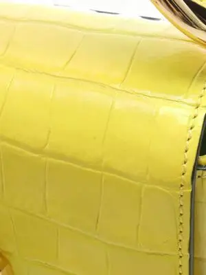 Chloé Leather Crocodile-effect Shoulder Bag