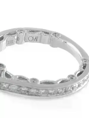 LB EXCLUSIVE 18k White Gold Diamond Band