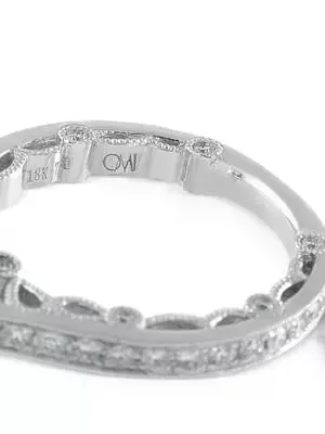 LB EXCLUSIVE 18k White Gold Diamond Band - Silver