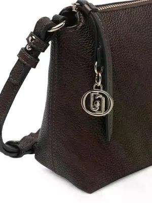 Liu Jo Pebbled Logo-charm Shoulder Bag