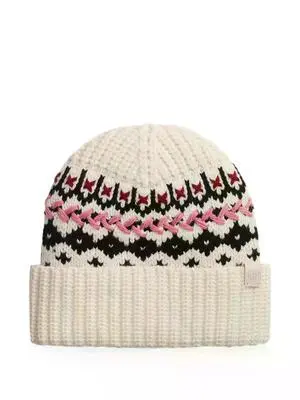 Rag & Bone Leigh Fair Isle Beanie Hat - Neutrals