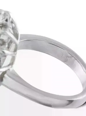 LB EXCLUSIVE 18k White Gold Opal And Diamond Ring