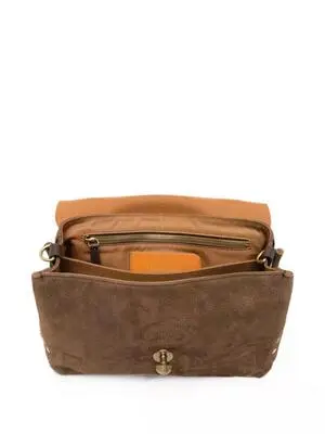 ZANELLATO Small Postina Nubuck Leather Tote Bag - Brown