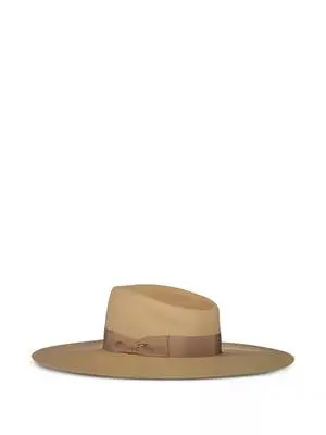 VAN PALMA Paul Wide-brim Hat - Neutrals