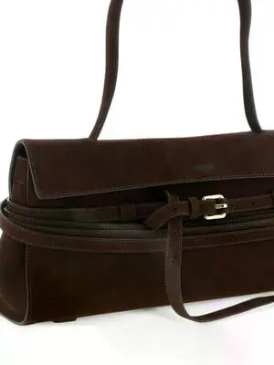 Moschino Tie Me Buckle-detail Shoulder Bag
