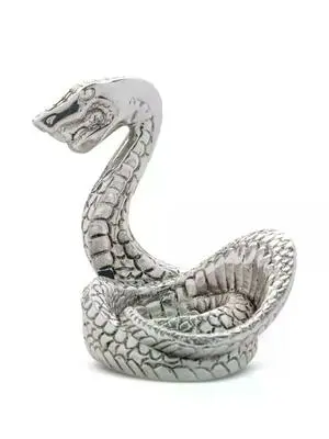 Christofle Lumière D'argent Zodiac Snake Figurine