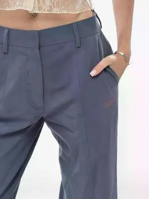 Off-White Slit-detail Flared Trousers
