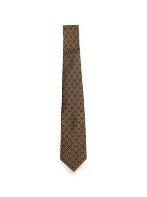 Nina Ricci Printed Silk Tie - Blue