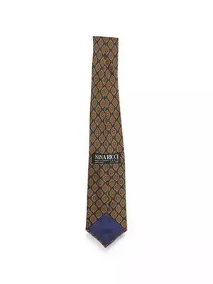 Nina Ricci Printed Silk Tie