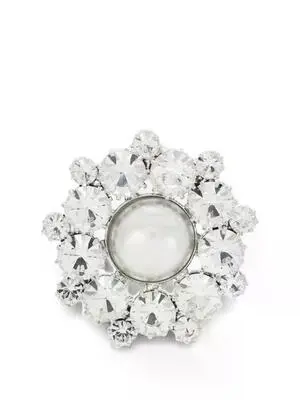 Magda Butrym Crystal And Resin Rose Earrings