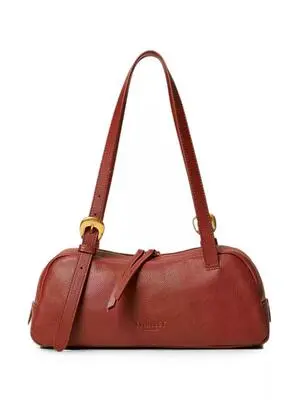 TWINSET Adjustable Leather Bowler Bag - Brown