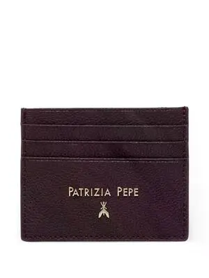 Patrizia Pepe Leather Cardholder - Brown