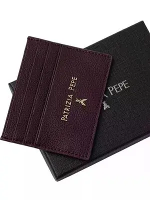 Patrizia Pepe Leather Cardholder - Brown