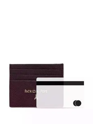 Patrizia Pepe Leather Cardholder - Brown