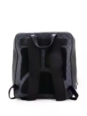 Gucci Angry Cat Web Gg Coated Canvas With Applique Medium Backpack