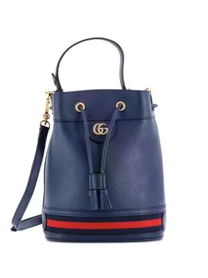 Gucci Ophidia Leather Small Bucket Bag