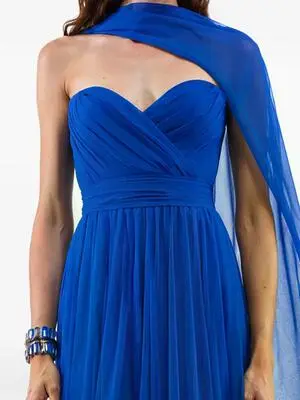 GEMY MAALOUF Pleated Draped Dress