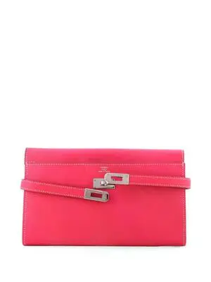 Hermès Kelly Wallet Epsom Long Small Wallets - Pink
