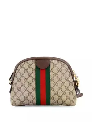 Gucci Ophidia Dome Gg Coated Canvas Small Shoulder Bag