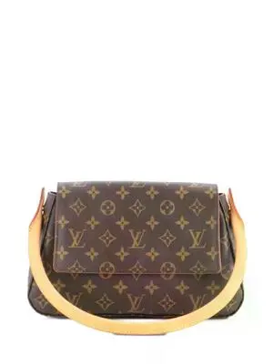 LOUIS VUITTON Monogram Canvas Mini Satchel Handbag - Brown