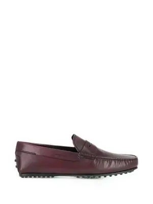 TOD'S Gommino Penny Loafers - Red