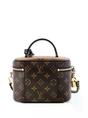 LOUIS VUITTON Vanity Handbag Reverse Monogram Canvas Pm Satchel