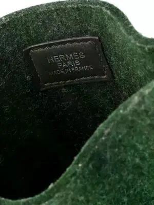 Hermès Evelyn Bag Gen Iii Felt Tpm Crossbody Bag - Green
