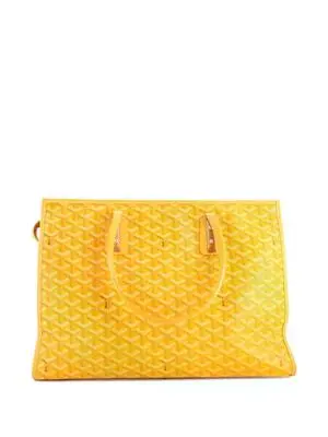 Goyard Goyard Marquises Tote Bag In Coated Canvas Yellow