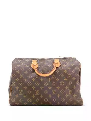 LOUIS VUITTON Speedy Monogram Canvas Satchel