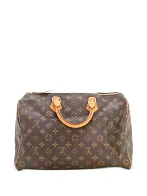 LOUIS VUITTON Speedy Monogram Canvas Satchel