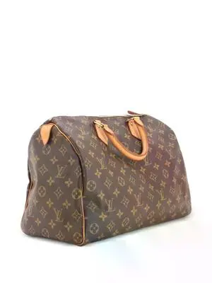 LOUIS VUITTON Speedy Monogram Canvas Satchel