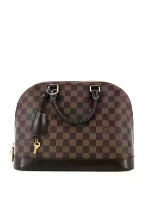 LOUIS VUITTON Alma Handbag Damier Pm Satchel - Brown